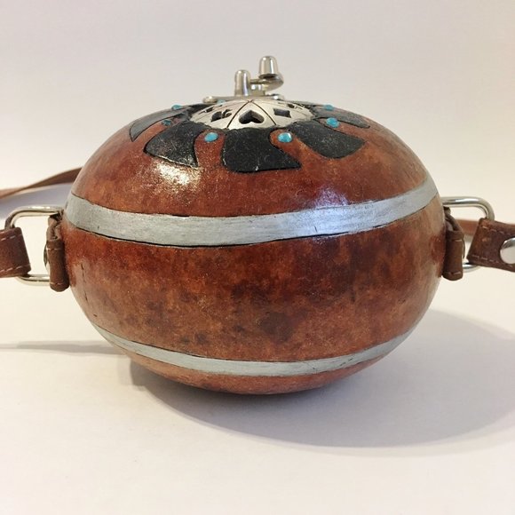 Hand Crafted | Bags | Unique Gourd Purse Handmade Evening Shoulder Bag ...